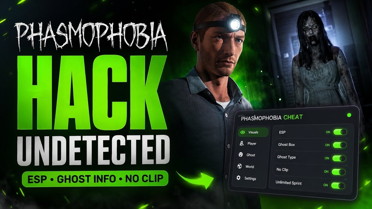 Phasmophobia Mod Menu 2026 - Money + Level Cheat - Undetected Phasmo Hack