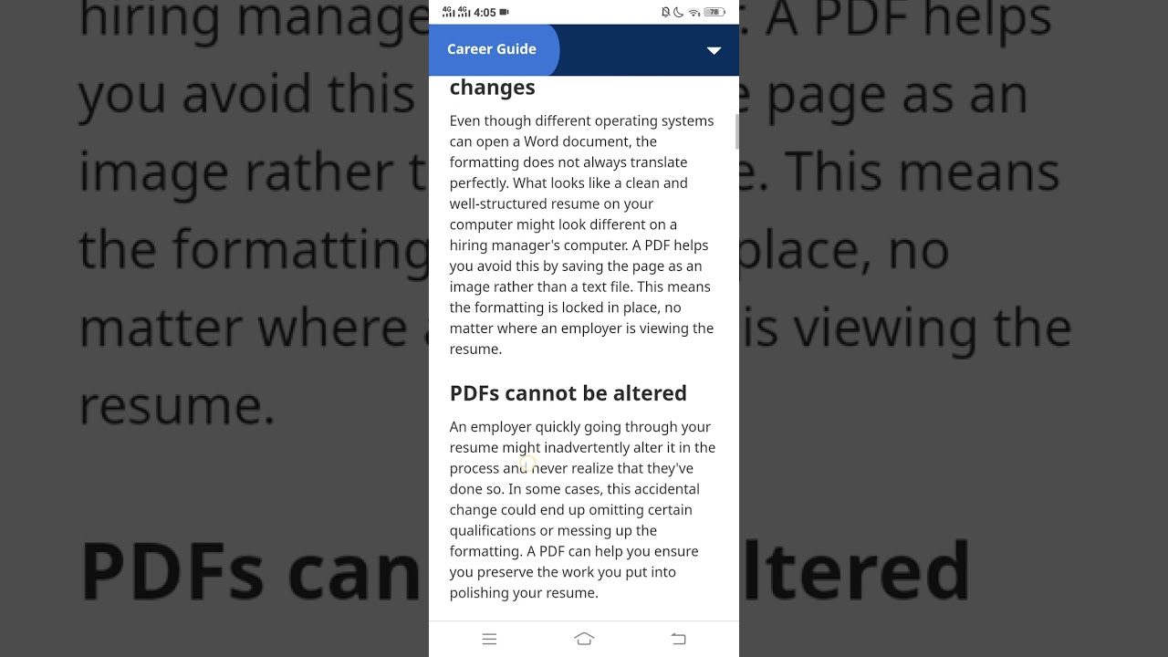 How To Create a Resume PDF and When To Use It By Cvination
