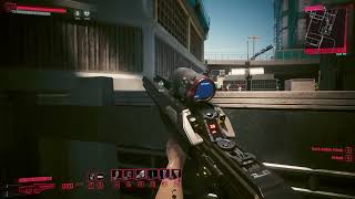 Fully automatic Tech Rifle with Custom Scope at Cyberpunk 2077 Nexus ...