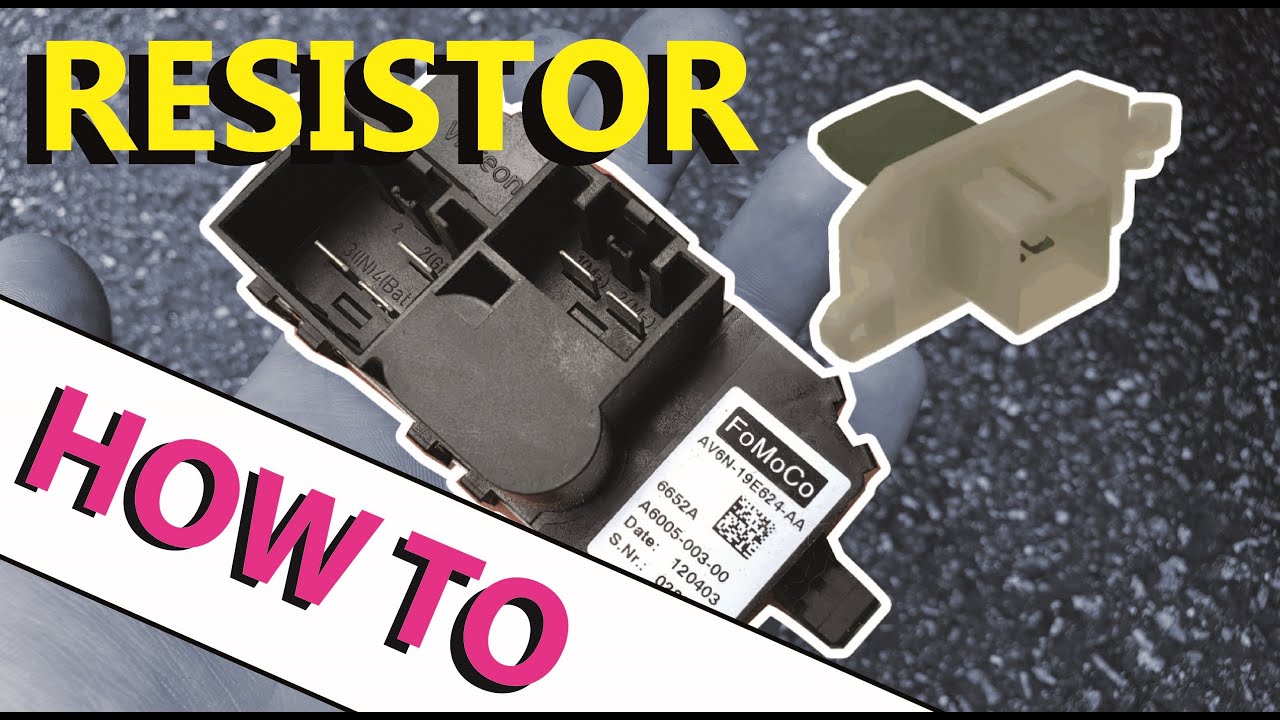 How to Replace a Blower Motor Resistor for 2013 - 2016 Ford Escape: HOW TO ESCAPE