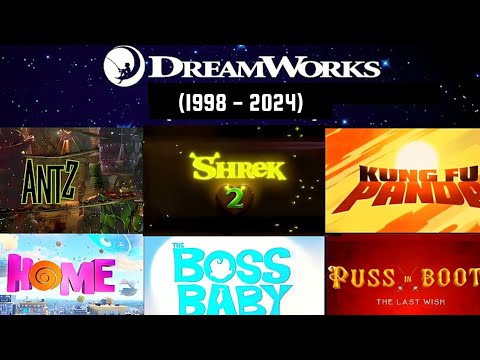 All DreamWorks Animation Movies Title Cards (1998 - 2024) | THE ANIFAN