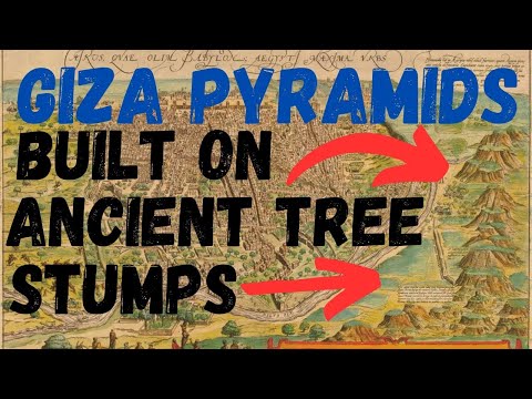 ARE GIZA PYRAMIDS NOAH'S ARK DOORWAYS INTO GIANT TREE STUMPS & THE SUBTERRANEAN WORLD?