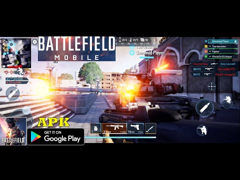 BATTLEFIELD MOBILE ALPHA GAMEPLAY ANDROID MAX SETTING ROG PHONE 5 FIRST LOOK 2021