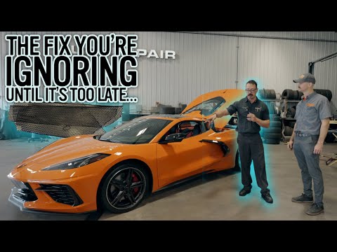 $125 Fix Could Save You Thousands—C8 Corvette Radiator Grill Guard Install & Why Your Car Needs One