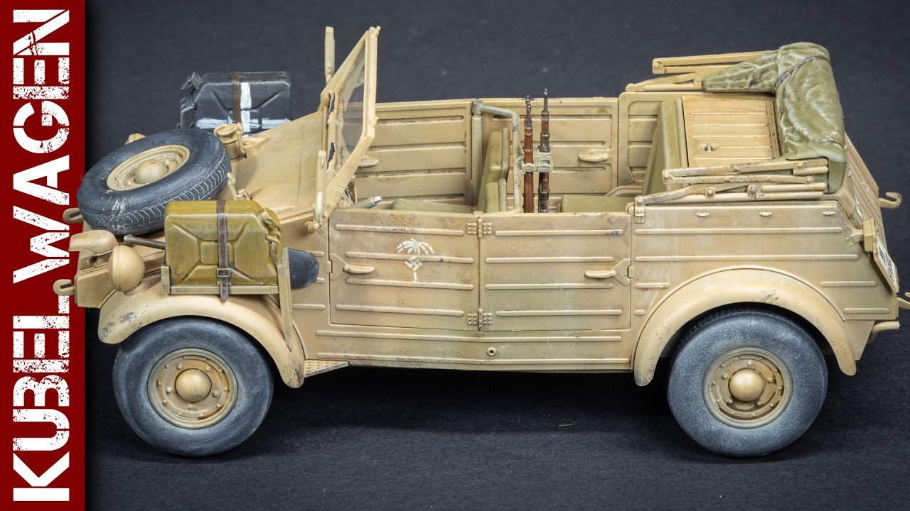 New DAK Type 82 Kubelwagen (Meng 1/35 scale model)