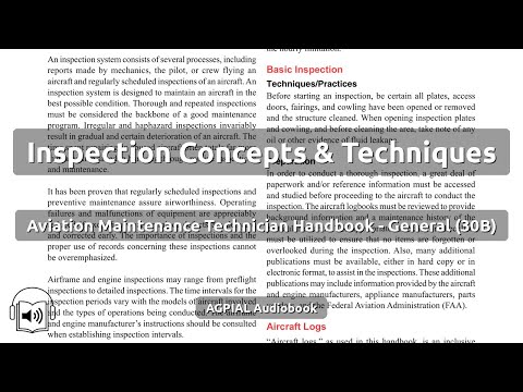 Chapter 10 Inspection Concepts & Techniques | AMTG | AGPIAL Audio/Video Book
