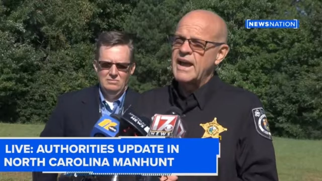 Watch live: North Carolina manhunt update