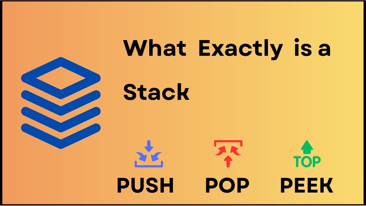 Stack Data Structure Explained | Push, Pop & Peek Operations | DSA Tutorial