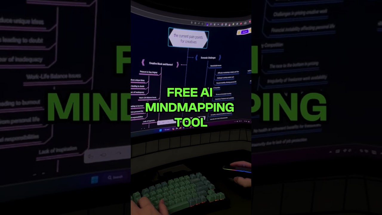 Creative Block Solution? An AI Mind Mapping Tool.