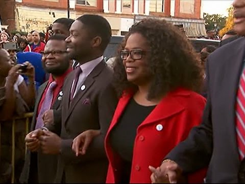 'Selma' Stars Including Oprah March in Alabama