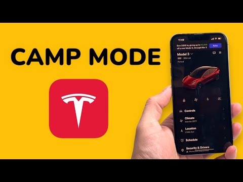 How To Use Camp Mode on Tesla