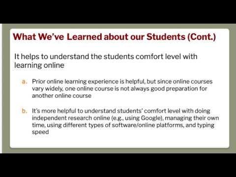 Designing a Blended Learning Course: Part 1