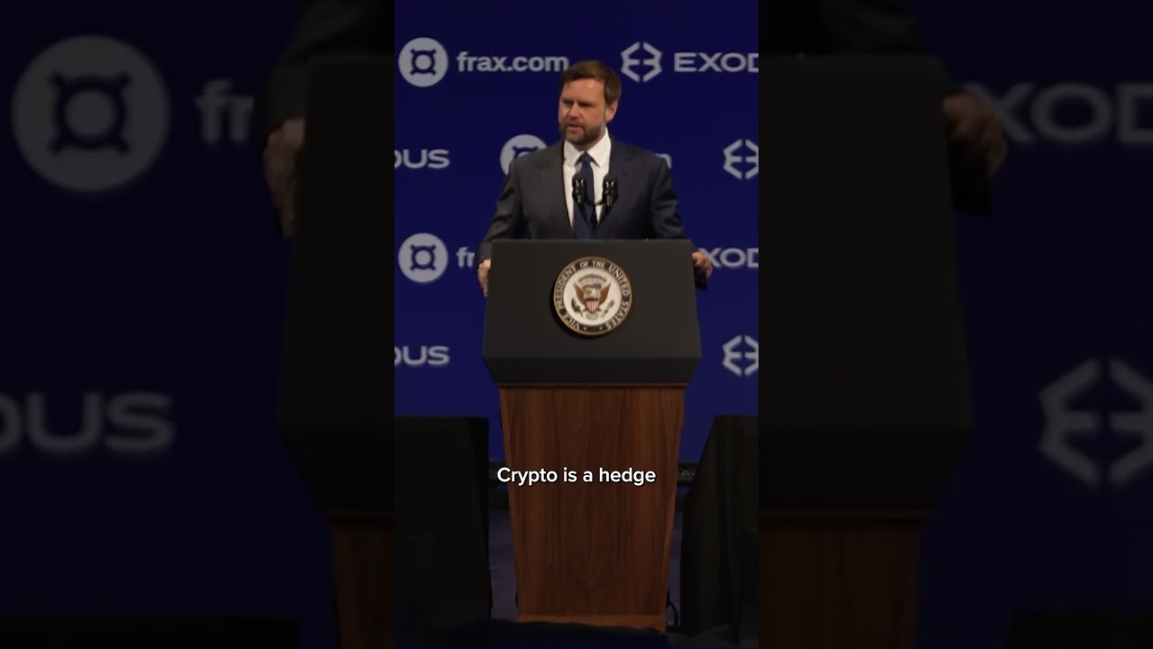 JD Vance: Crypto is a 'hedge' against 'bad policymaking' from Washington
