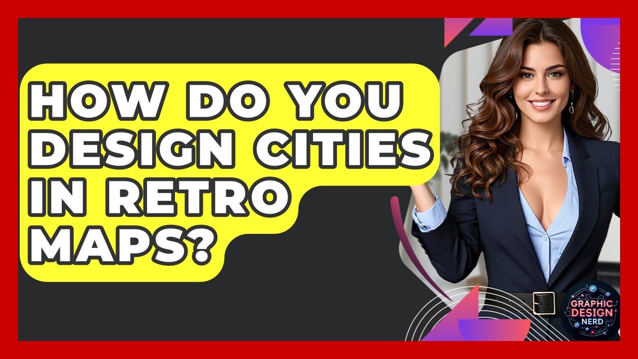 How Do You Design Cities In Retro Maps? - Graphic Design Nerd