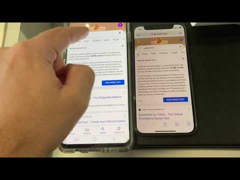 LTE T-mobile VS 5G ATT ( H2O wireless ) speed test on iPhone 12 mini and Samsung Galaxy S10+