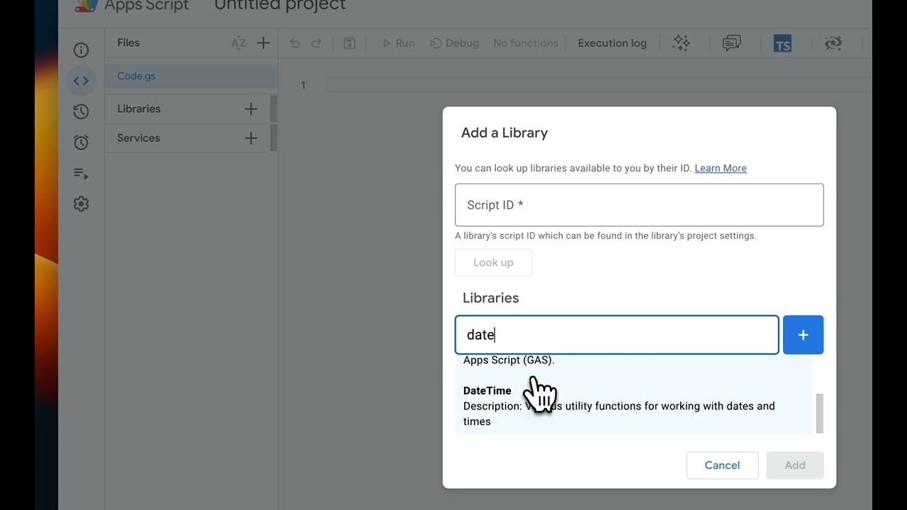 Apps Script Libraries - chrome extension for apps script libraries