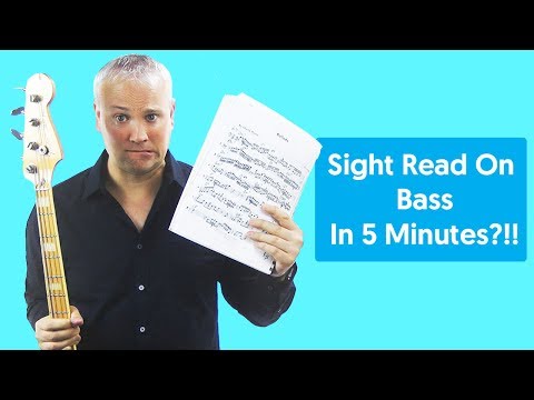 Sight Read On Bass in 5 Minutes?!