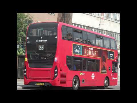 Mirrorless E400MMC Smart Hybrid Stagecoach London 11349 SK20AYB on a 25 Leaves at Bow Church Station