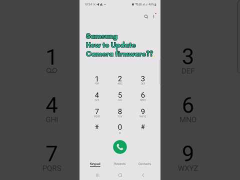 Samsung's Update Camera firmware #shorts #techinfo #secretcode #code #android