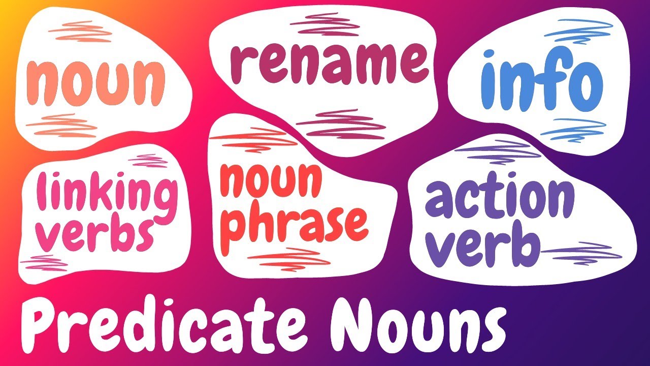 Study Predicate Nouns Fast American English | English Grammar Lessons