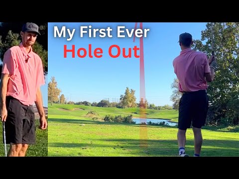 My 1st Ever Hole Out! (Los Lagos Golf Course) - 18 Hole vlog
