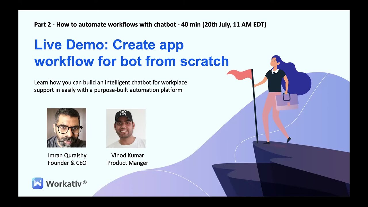 Demo: How to integrate chatbot with apps using no-code builder
