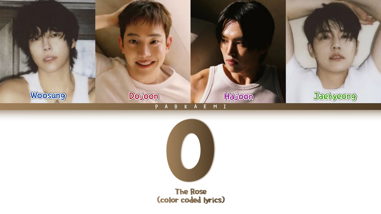 The Rose - 'O' (Color Coded Lyrics Eng/Vostfr)