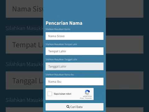 cara mencari NISN siswa