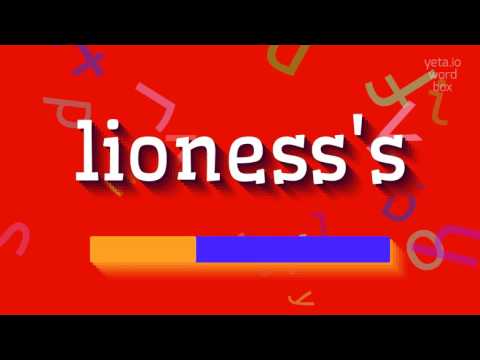 How to say "lioness's"! (High Quality Voices)
