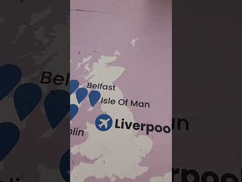 Flight destinations from Liverpool 🇬🇧 John Lennon Airport #liverpool #airport #shorts #reels #uk