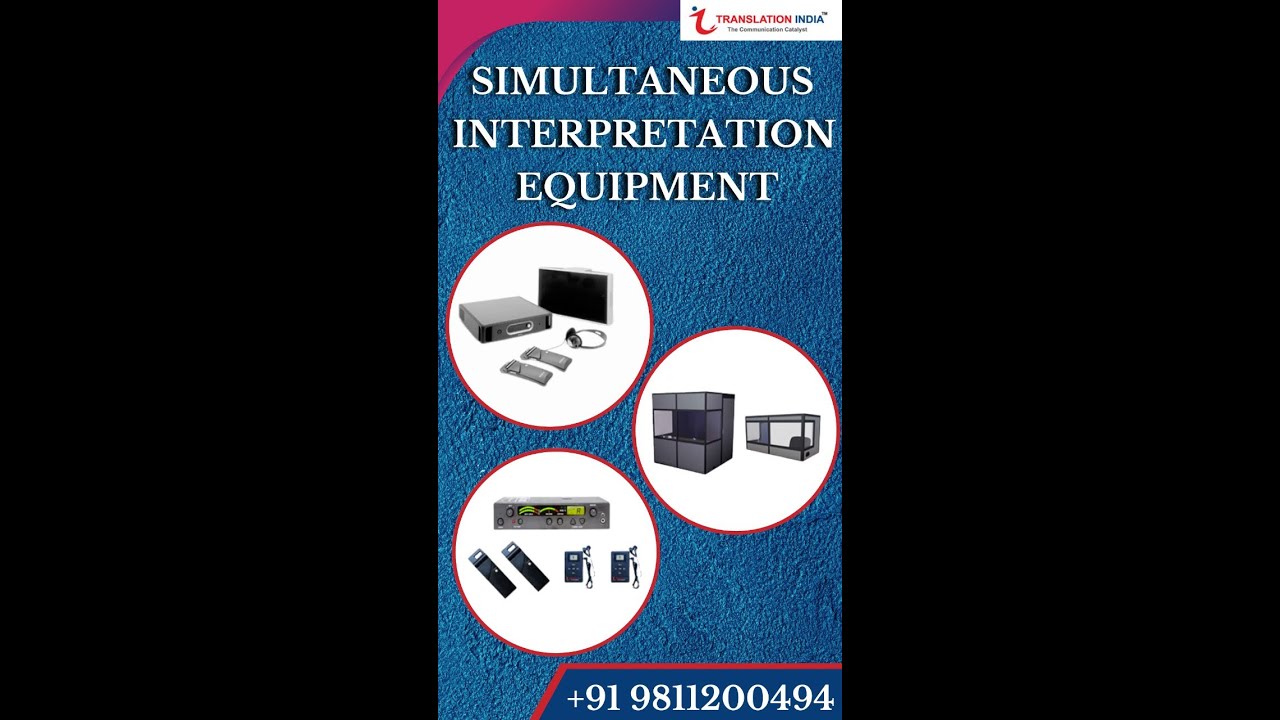 Simultaneous Interpretation Equipment-Translation India