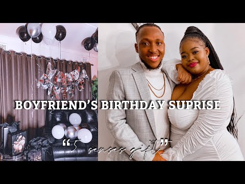 My boyfriend’s birthday VLOG | What I got him for his birthday |5 senses gift unboxing #roadto2k