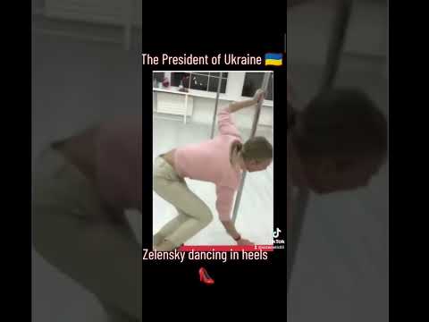 Zelensky dancing in heels 👠🇺🇦