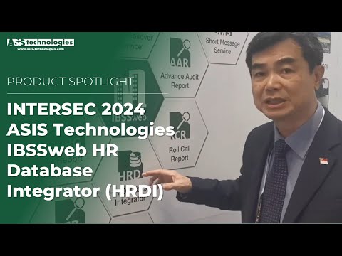 INTERSEC 2024 ASIS Technologies IBSSweb HR Database Integrator (HRDI (A)