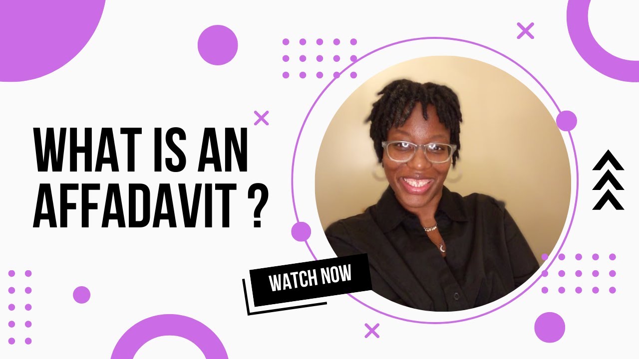 What is a Affidavit? How to get one Notarized!
