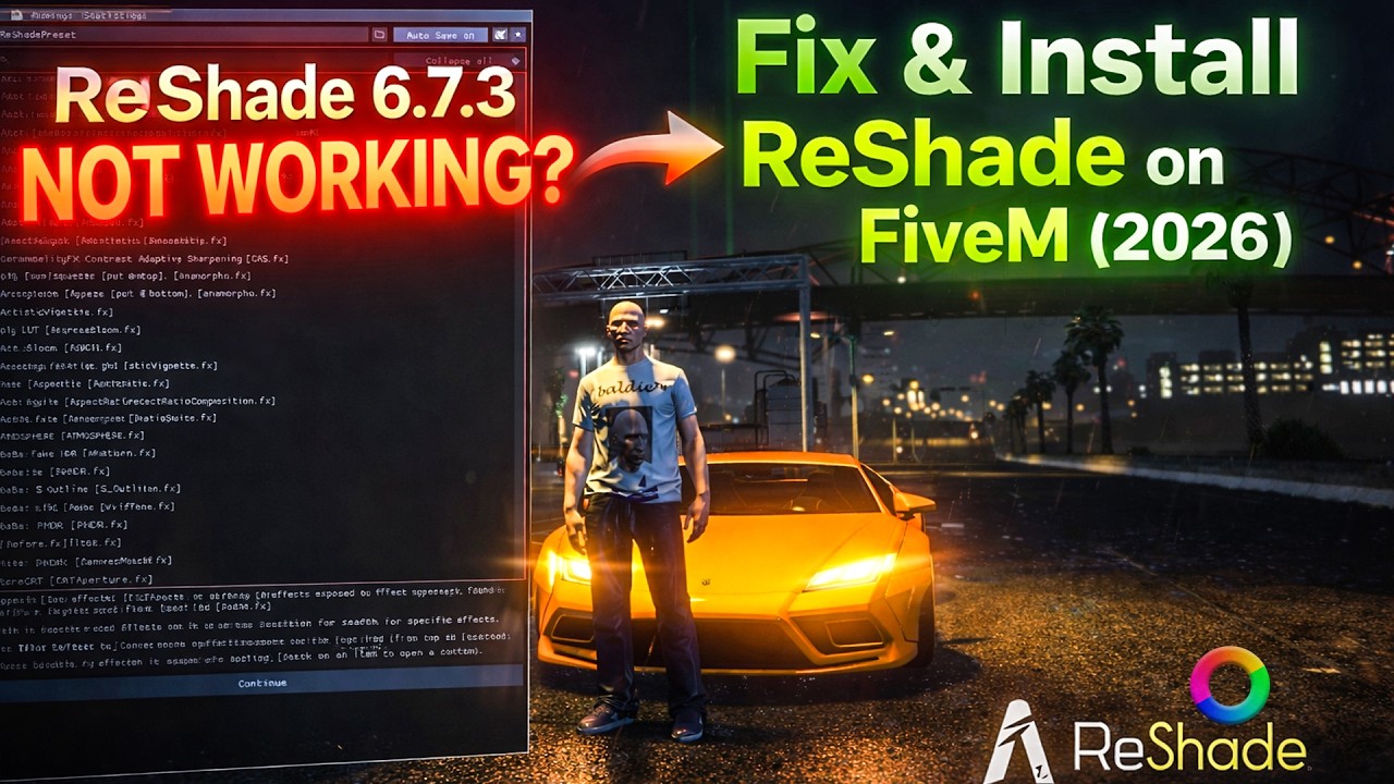 ReShade 6.7.3 Not Working? Fix & Install ReShade on FiveM (2026)