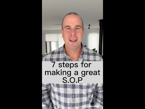 SOP Creation in 7 Steps