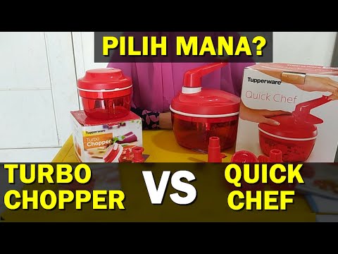 Tupperware Turbo Chopper Vs Quick Chef