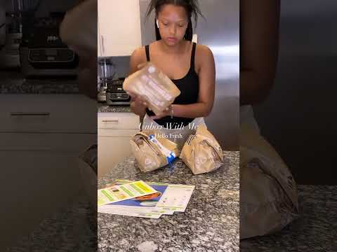 Unbox my weekly hello fresh meals 🤍 #hellofresh