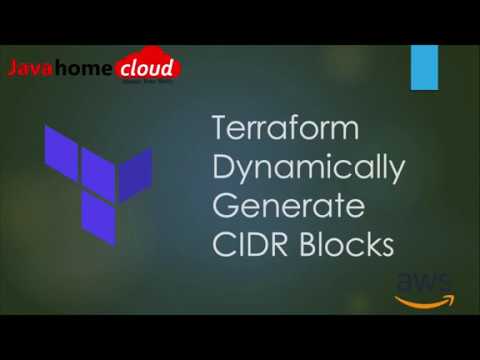 Terraform cidrsubnet function | Dynamically generate CIDR blocks | Terraform Tutorial for Beginners