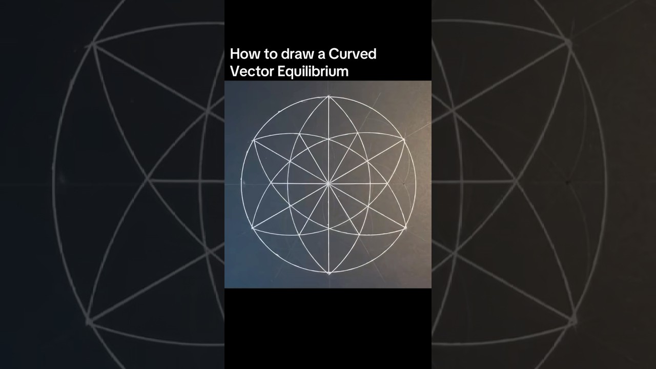 How to draw the Vector Equilibrium Curved version
