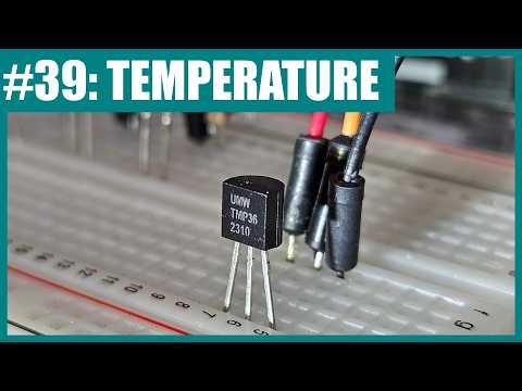 How to Use a TMP36 Temperature Sensor with Arduino (Lesson #39)