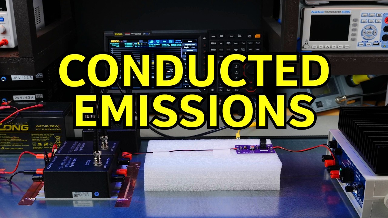 CISPR 25 Conducted Emissions Testing on the Bench (Voltage Method)