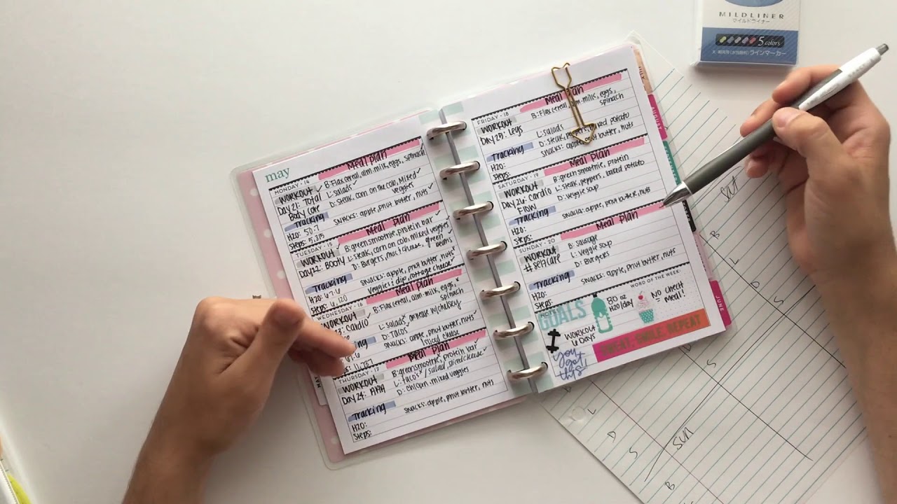 How I Create A Weekly Meal Plan