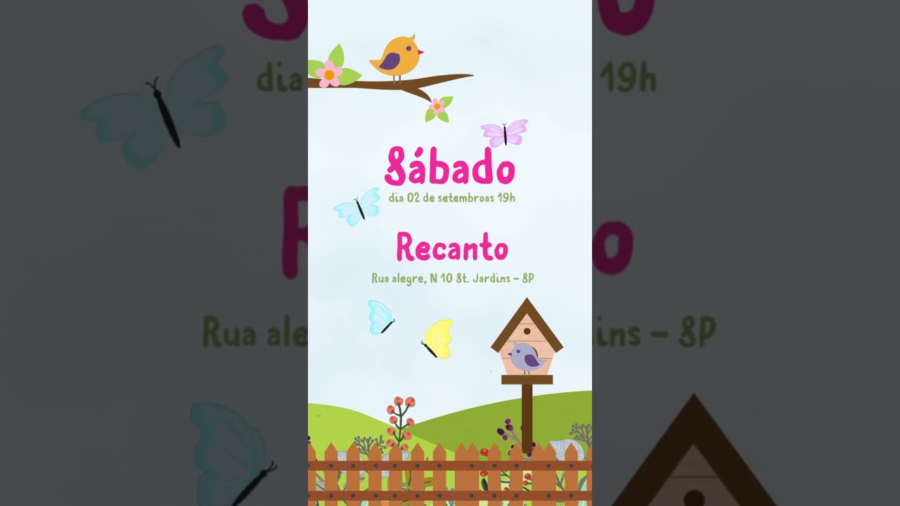 Convite Jardim Encantado