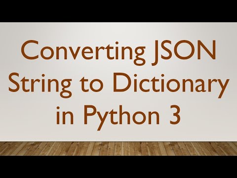Converting JSON String to Dictionary in Python 3