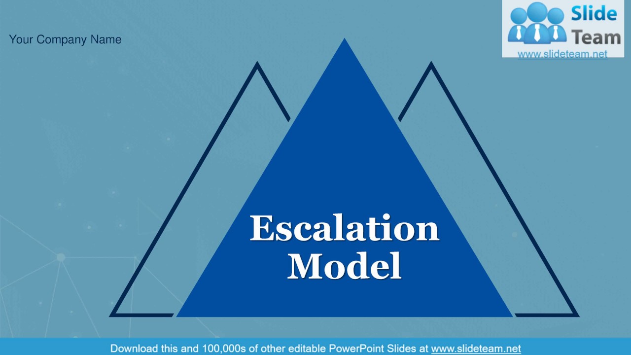 Escalation Model PowerPoint Presentation Slides