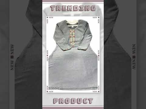 Woolen kurtis Wome ns Winter Wear Latest Regular Fit Check Round Neck Woolen Kurtis Set