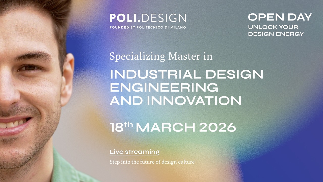 Specializing Master in Industrial Design Engineering and Innovation | POLI.design Open Day 2026