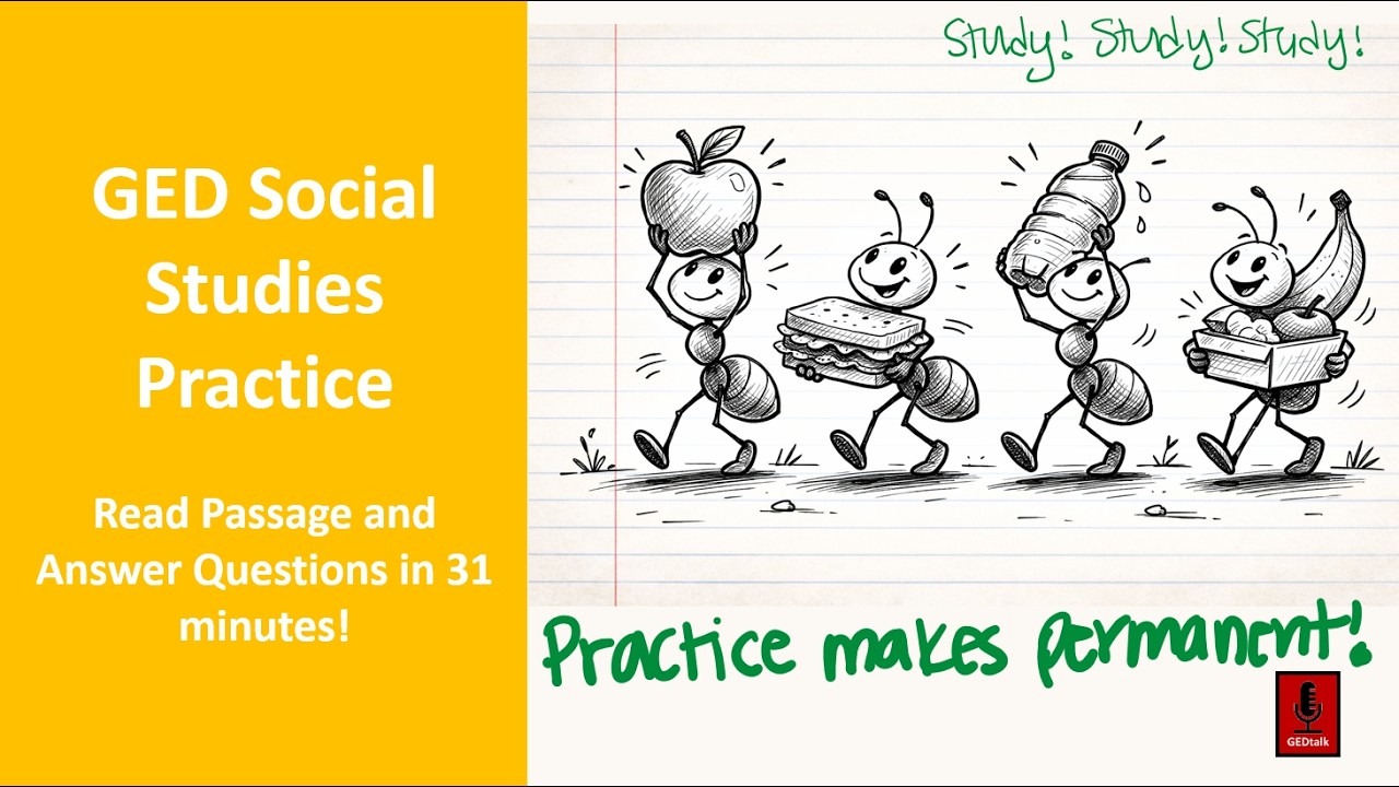 🦙 GED Practice | Voting Systems in the U.S. | RLA and Social Studies #ged #gedtalk #freepractice